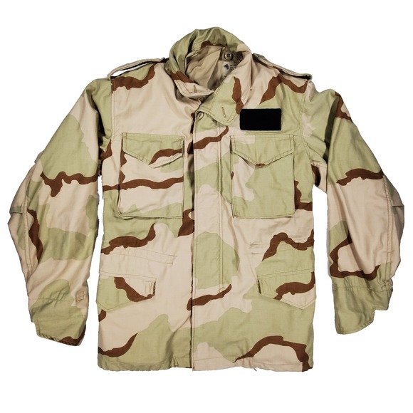 Jackets & Coats | Vintage Us Military Dcu 3 Color Desert Field Jacket ...